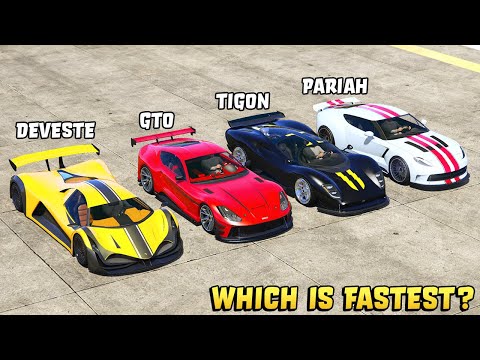 GTA 5 - TIGON vs GTO vs DEVESTE EIGHT vs PARIAH - Which is Fastest?