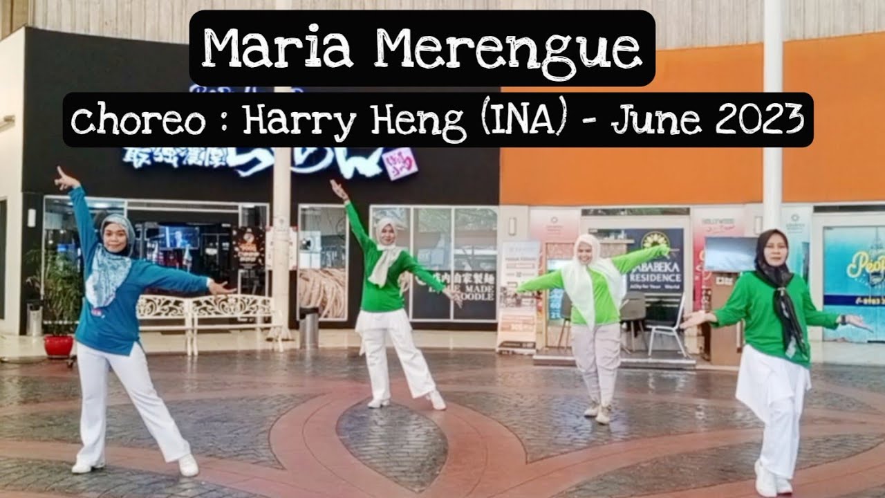 Maria Merengue - Line Dance || Choreo : Harry Heng (INA) - June 2023 ...