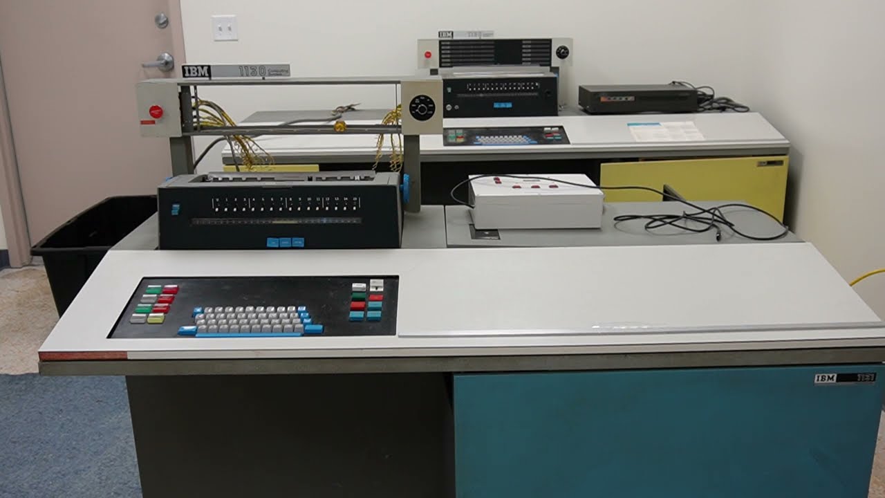 Introduction to IBM 1130 Restoration series of videos - YouTube