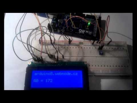 Arduino - Lekce 5 - LCD display - YouTube