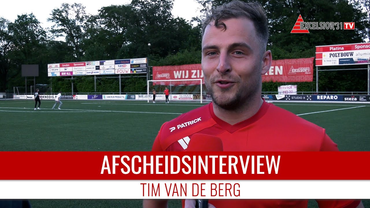 Tim van de Berg: "Mooi om af te sluiten met een persoonlijke prijs ...
