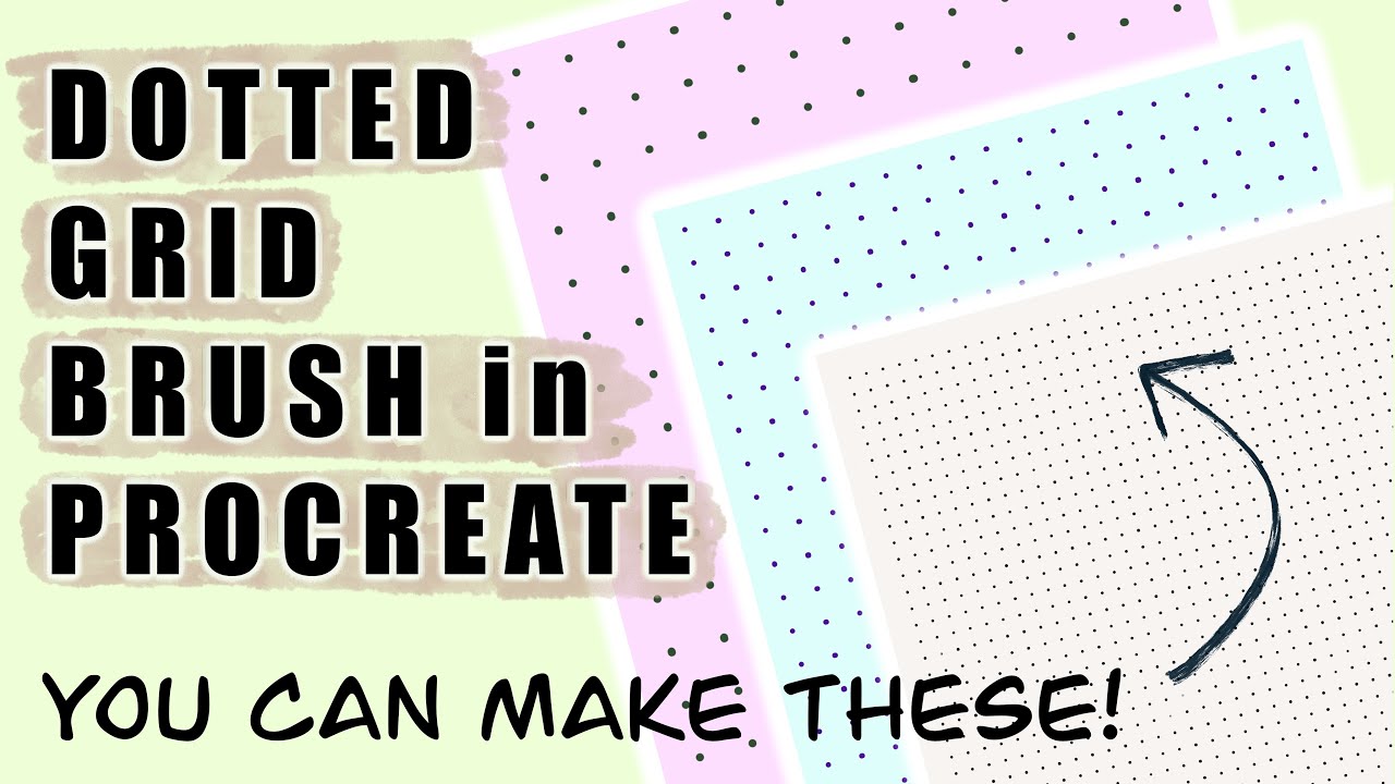 How To Create A DOTTED GRID BRUSH In Procreate YouTube How To Create A DOTTED GRID BRUSH In Procreate YouTube