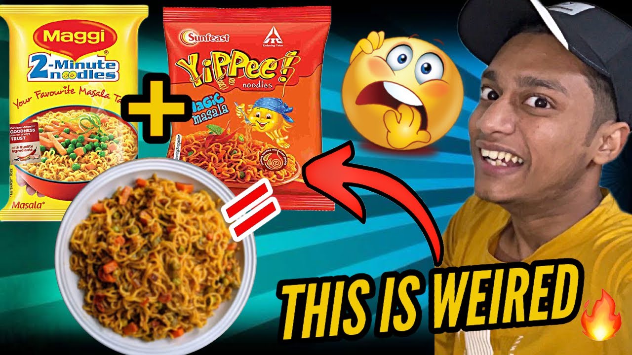 Mixing YIPPEE & MAGGI Together 🔥🔥 - ये क्या बनगया 😓 - YouTube