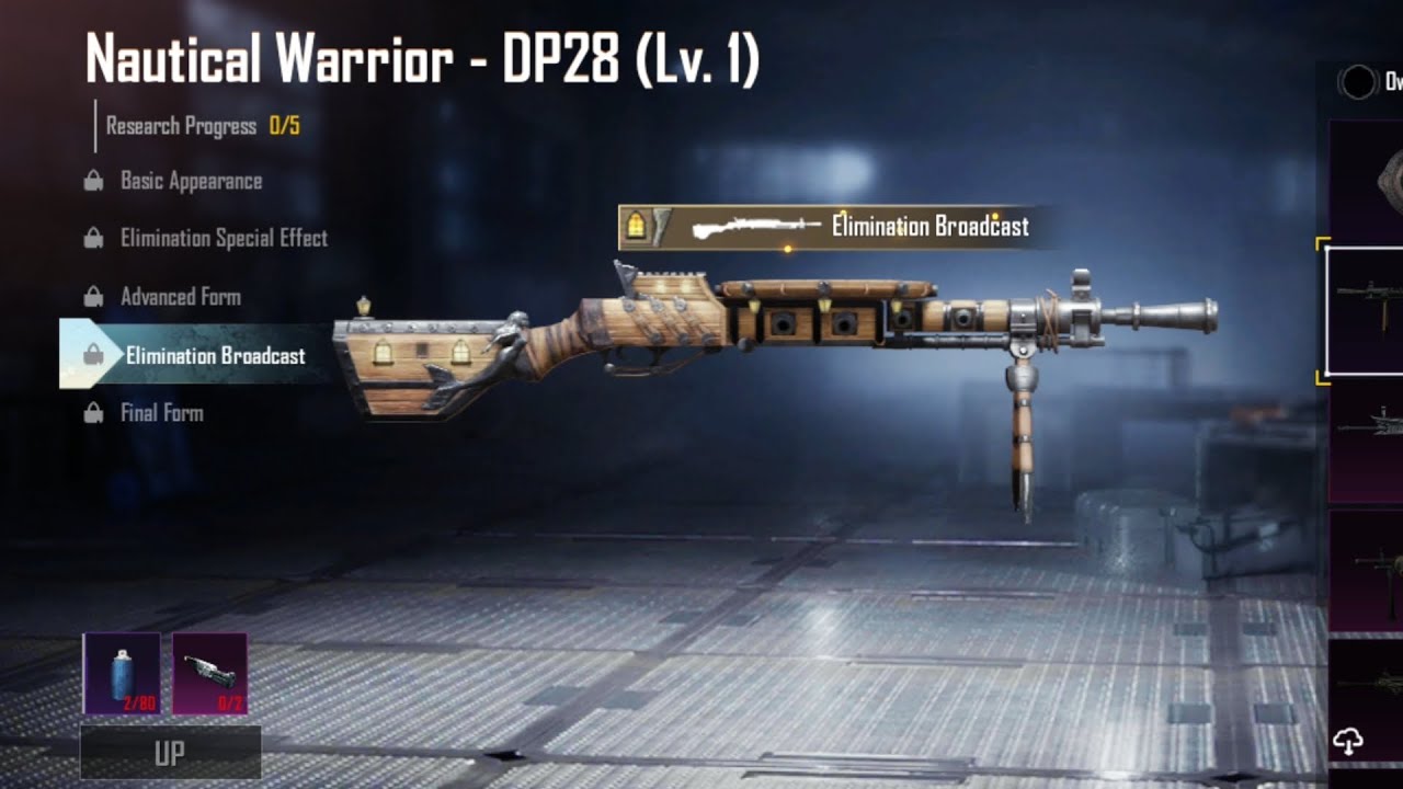 PUBG MOBILE : Nautical Warrior - DP28 - YouTube