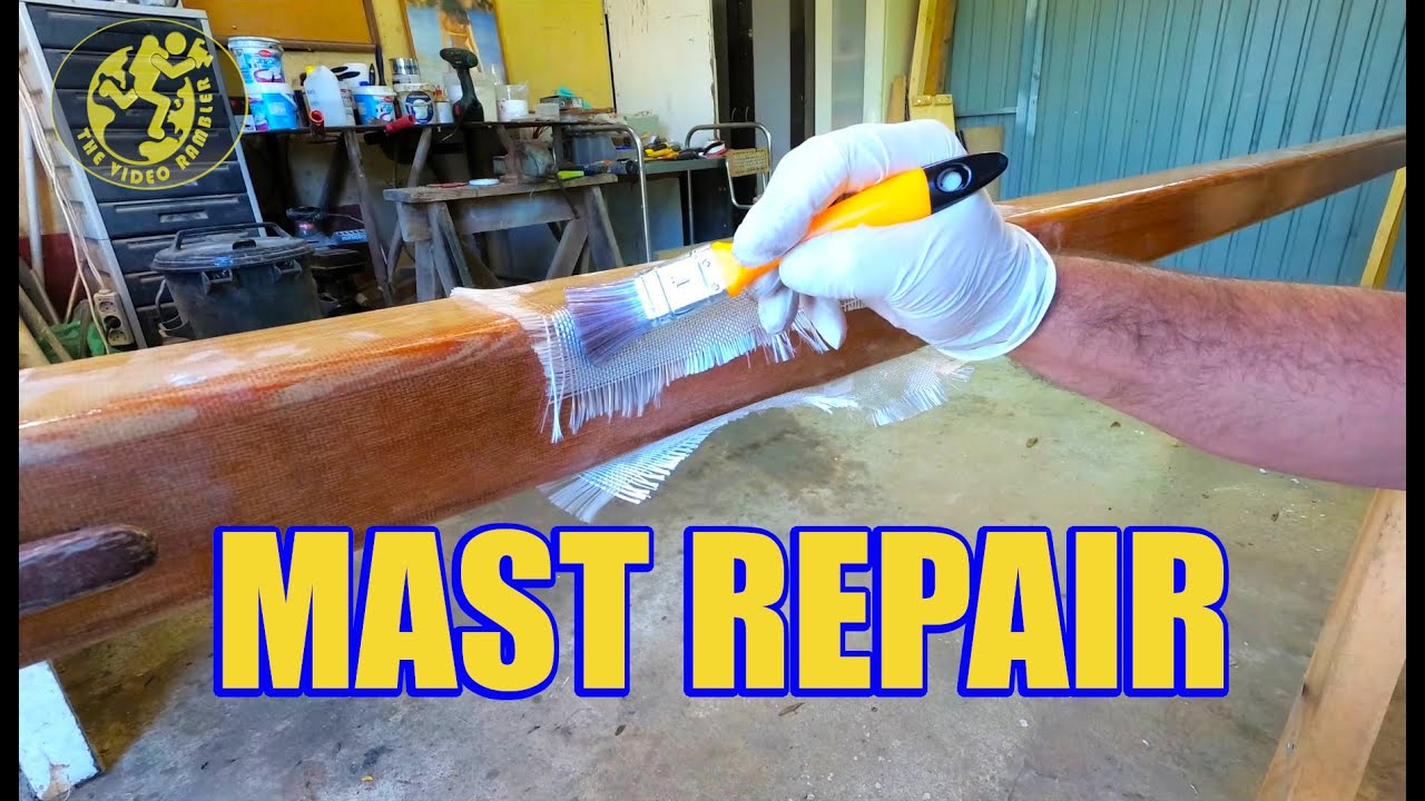 Wooden Mast Repairs and Reinforcement - YouTube