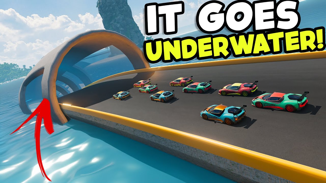 This Is My New Favorite Race Track In BeamNG Drive... - YouTube