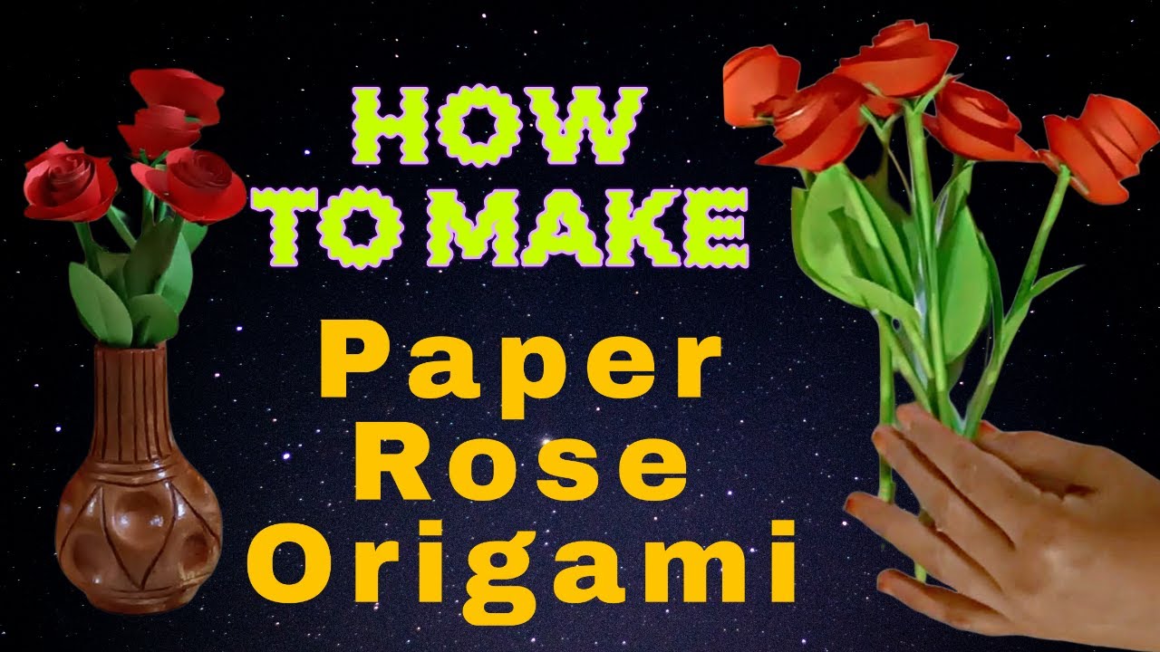 how to make a paper flower | how to make a paper flower easy | make a ...
