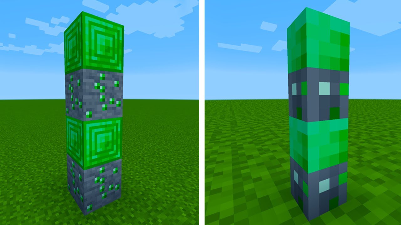minecraft texture quality HIGH vs LOW - YouTube
