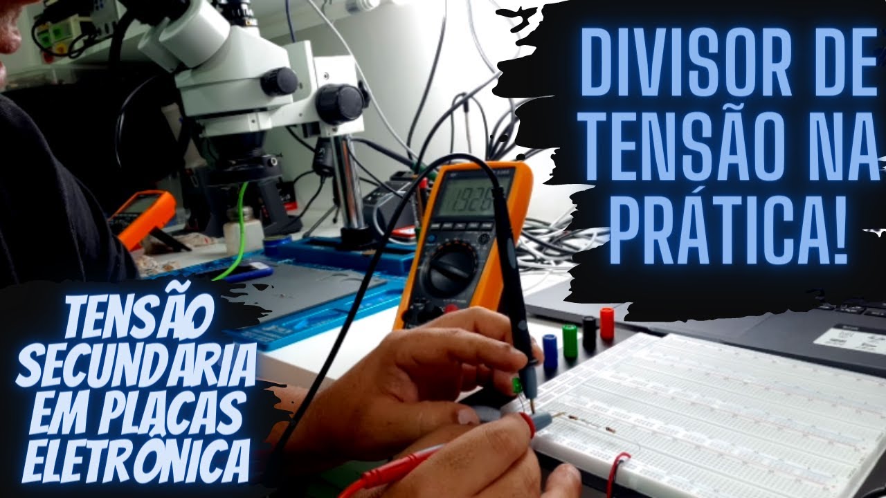 DIVISOR DE TENSÃO NA PRÁTICA TENSÃO SECUNDÁRIA EM CIRCUITOS ELETRÔNICOS ...