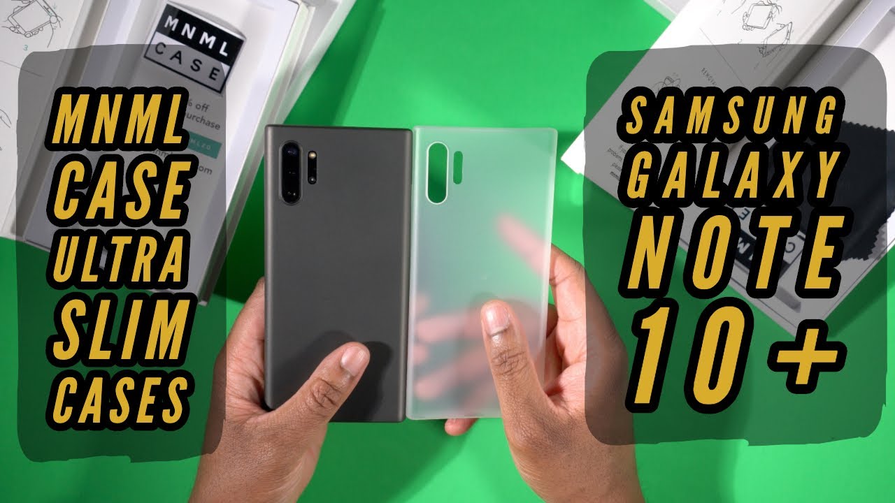 MNML Case Ultra Slim Cases for the Samsung Galaxy Note 10+ - YouTube