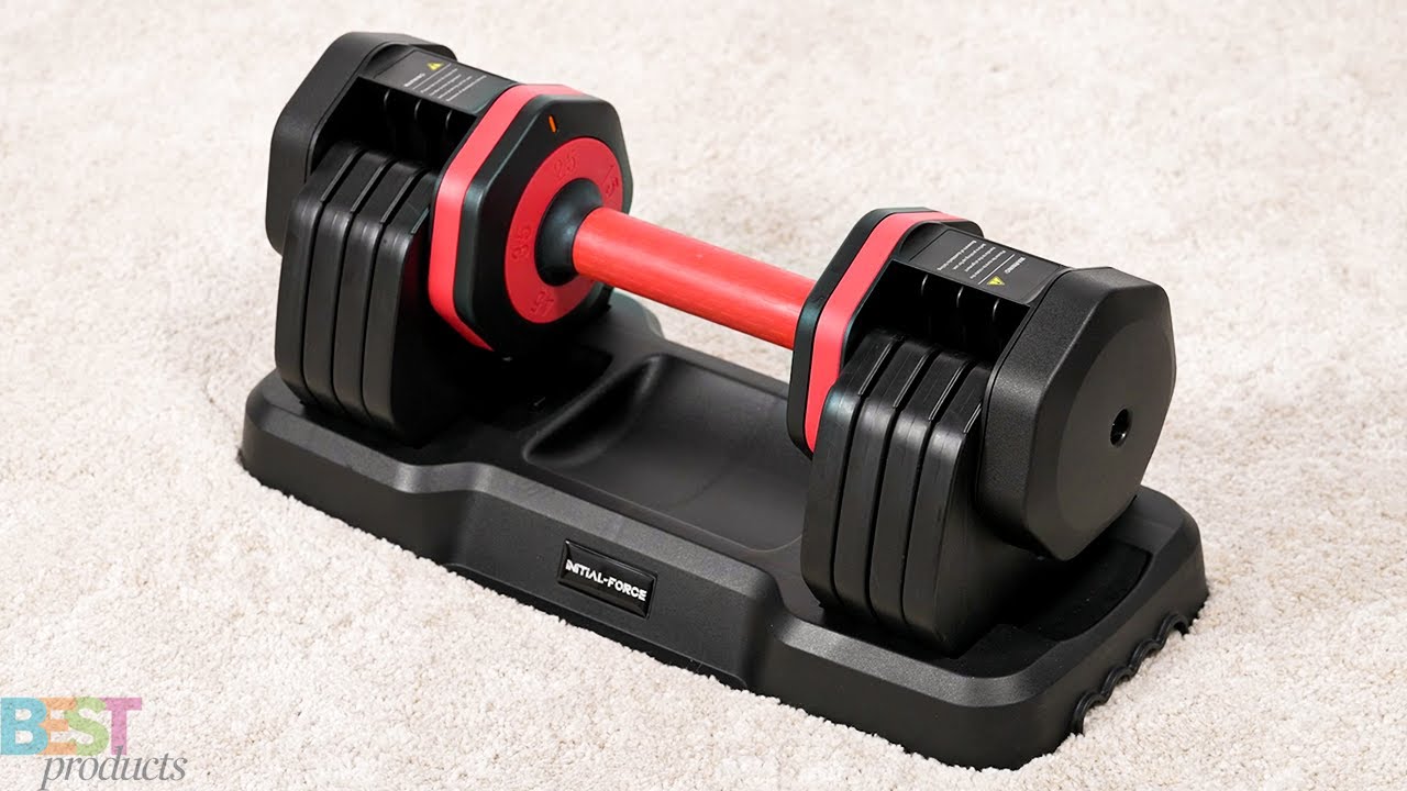 Initial-force Adjustable Dumbbell Review - YouTube