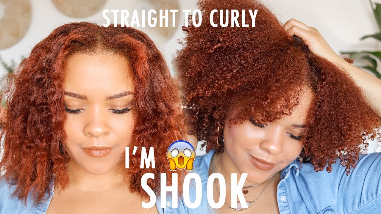DETAILED Straight to Curly Demo | Pattern Beauty on Type 4 Natural Hair ...