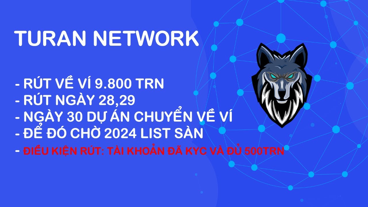 Turan Network: Withdraw 9800 TRN về ví chờ cơ hội list sàn Latoken ...