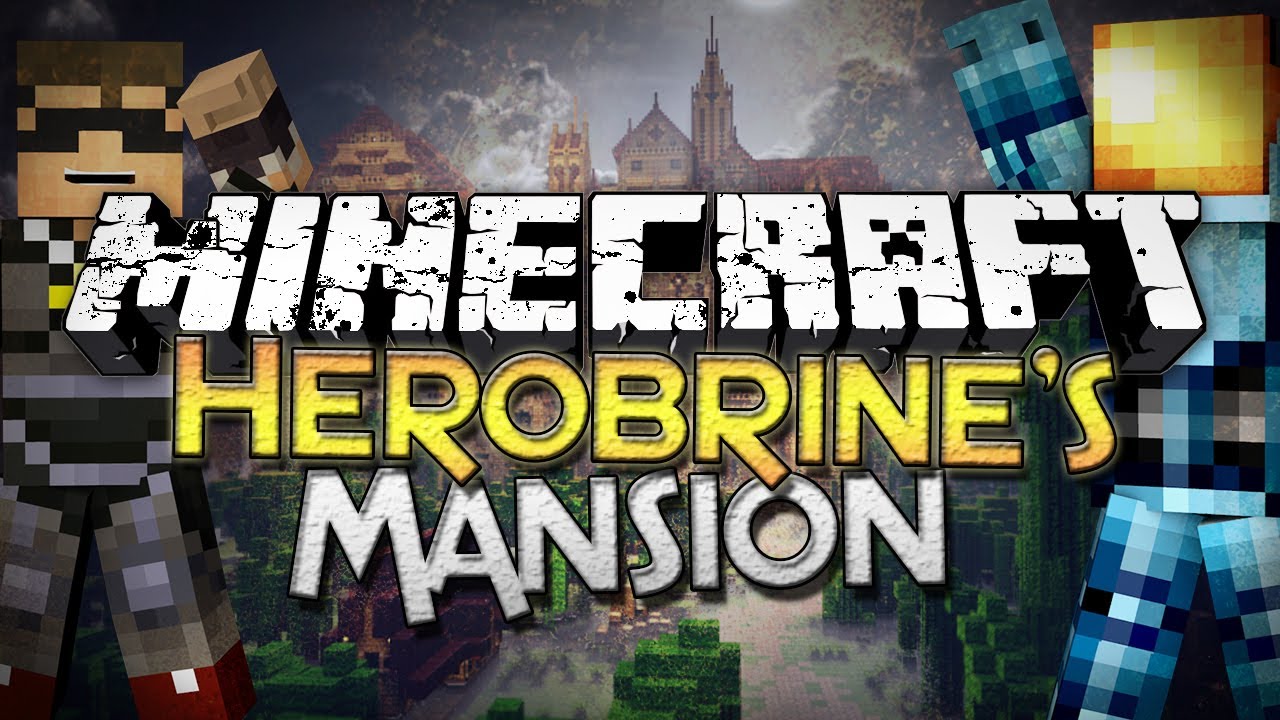 Minecraft: Herobrine's Mansion w/ SkyDoesMinecraft - Part 2 - YouTube