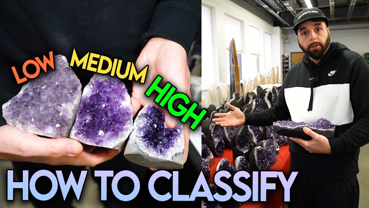 How Grade Crystals High to Low - Amethyst! - YouTube