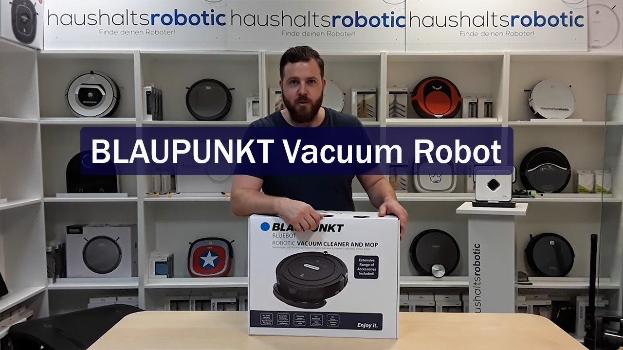 BLAUPUNKT builds a new vacuum robot - Unboxing the Best bluebot robot ...