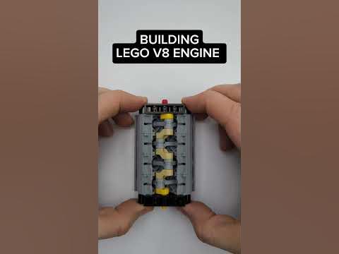 BUILDING LEGO TECHNIC V8 ENGINE | ASMR | SPEED BUILD | #lego # ...