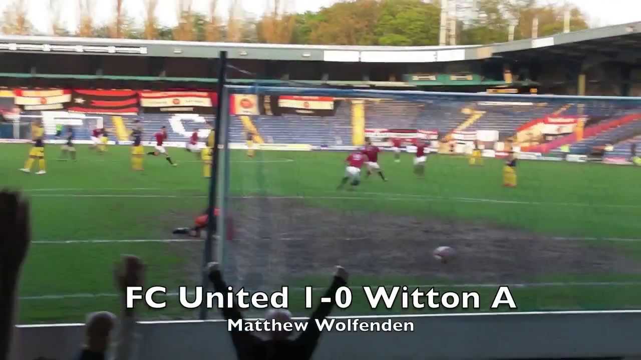 FC United 3-1 Witton A. 7 May 2013. - YouTube