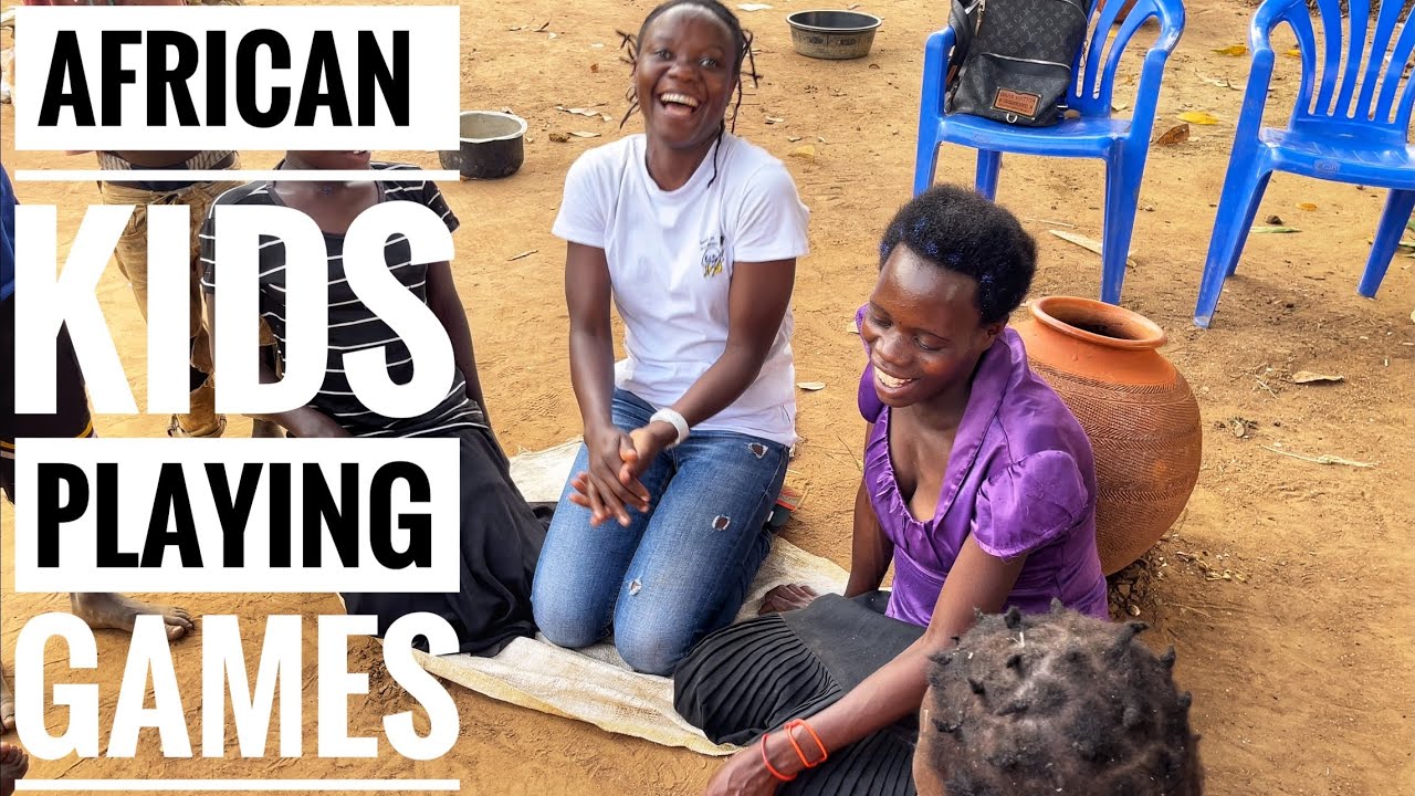 African Villagers Playing Games In Uganda - - YouTube