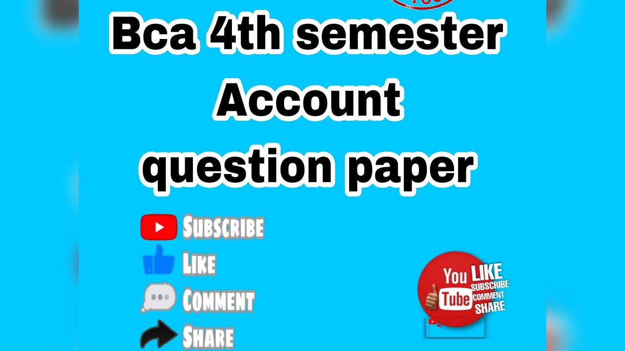Hpu bca 4th sem Accounting previous year paper //@BCA_STUDENT_Hp40 ...