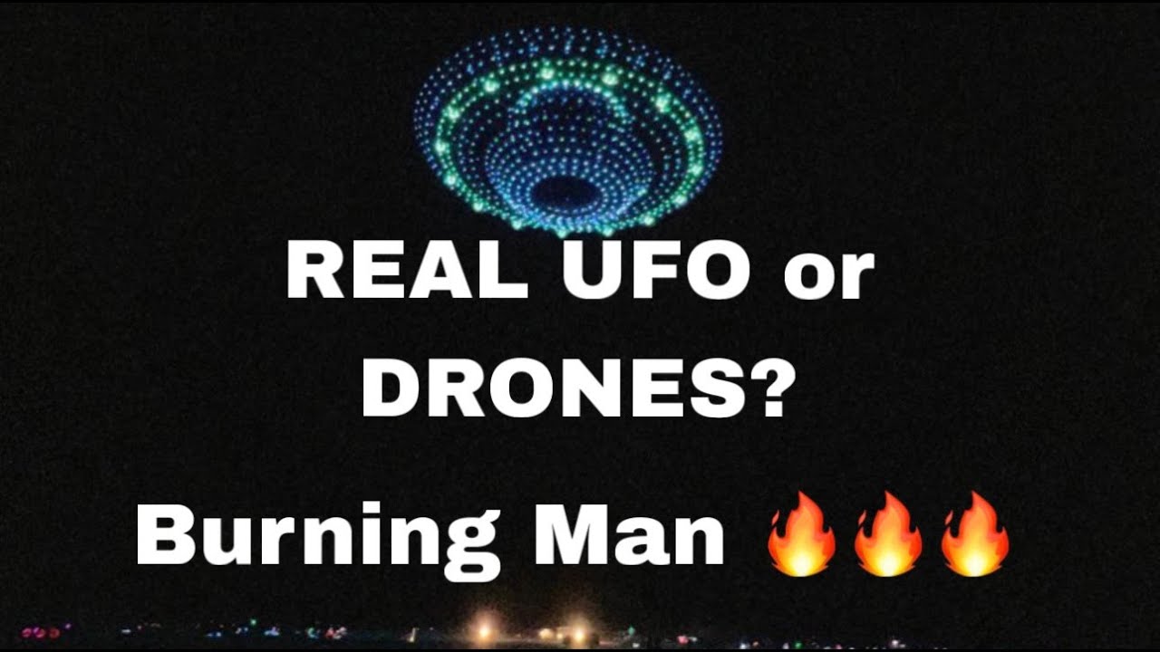 BURNING MAN 1000 Drone Light Show- Pilot POV (SKD Drone) - YouTube