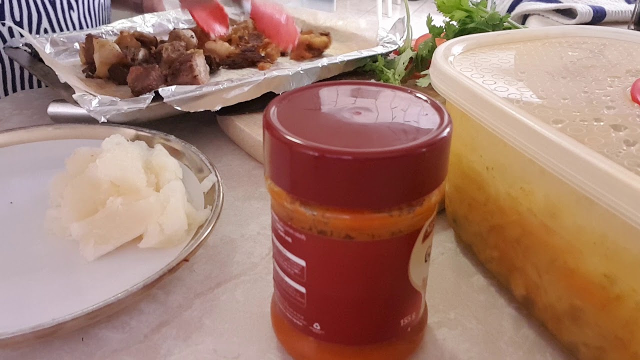 Yuca Salcochada con Merienda frita Salvadoreña - YouTube