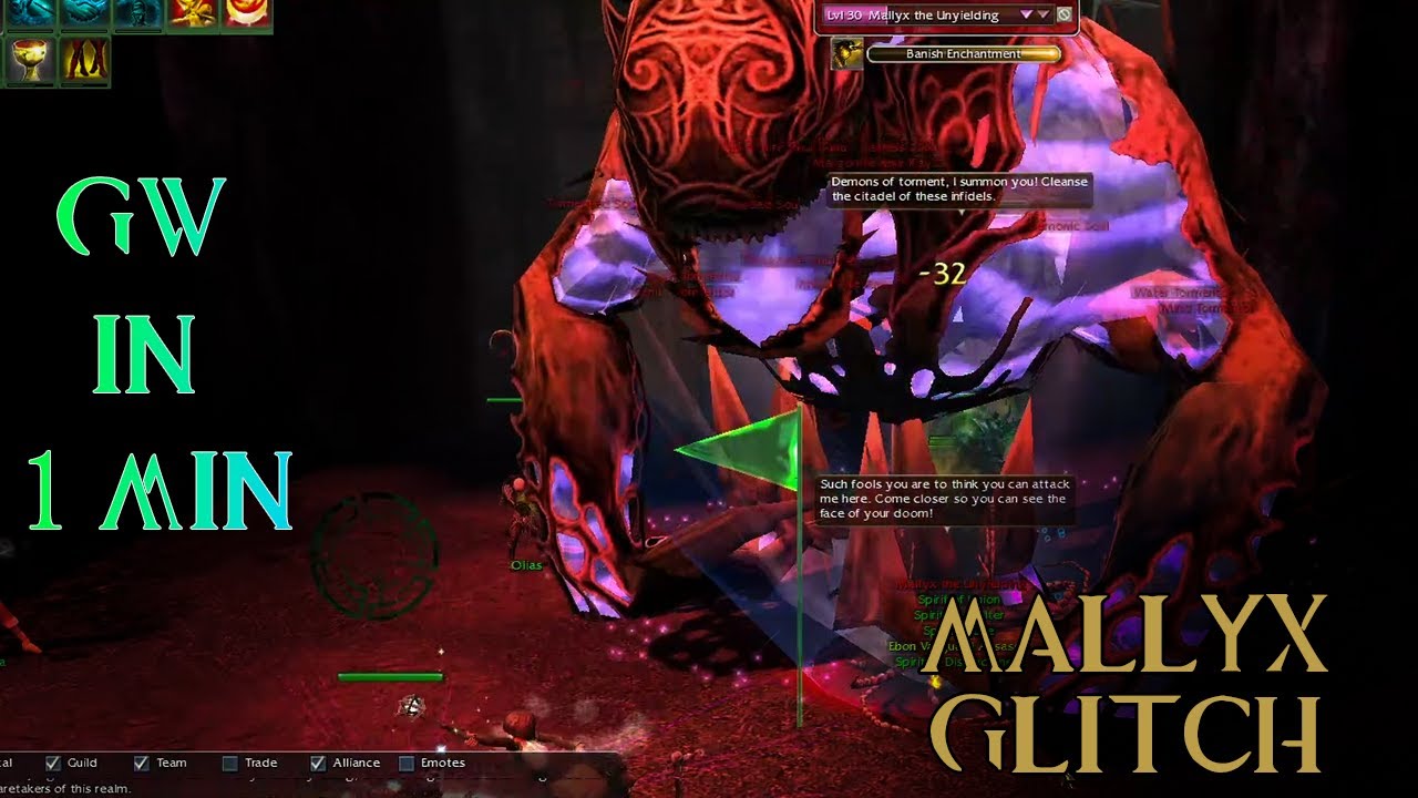 Guild Wars in 1 minute - Mallyx glitch #Shorts - YouTube