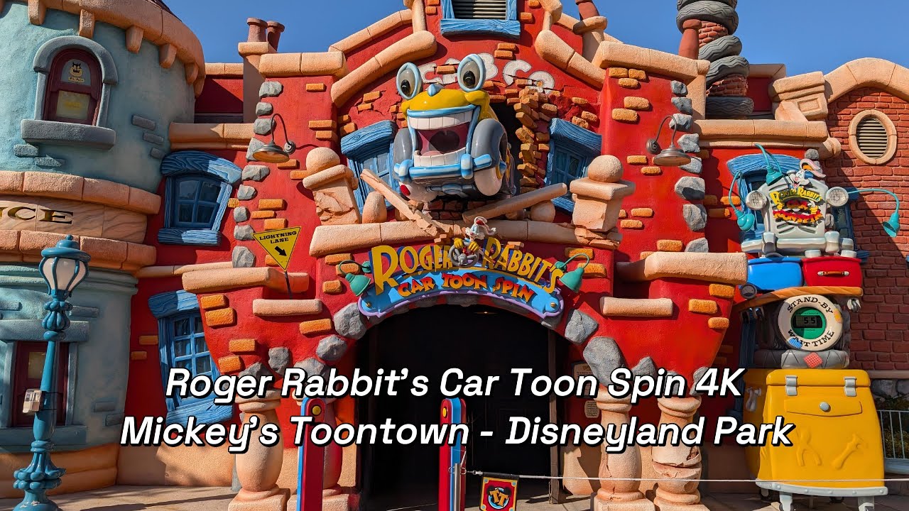 Roger Rabbit's Car Toon Spin 4K Full Ride POV - Mickey's Toontown ...