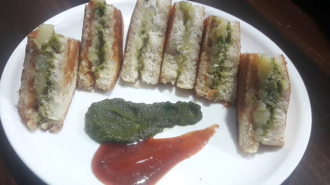 Quick breakfast recipe aloo toast/stuffed bread sandwich/aloo bread ...
