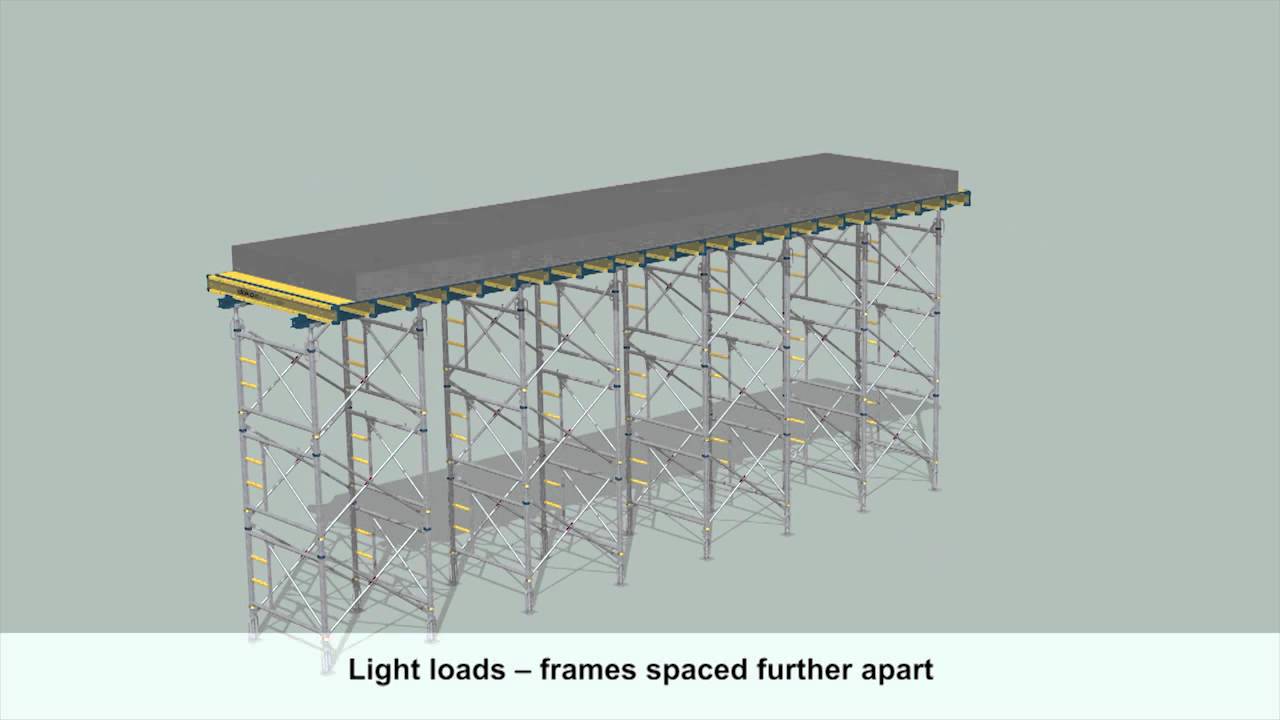 Load-bearing tower Staxo 100 - Horizontal flexibility [EN] - YouTube