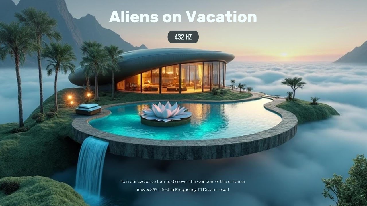 Aliens on Vacation 432Hz | 111 Dream resort | Rest in the Frequency no ...