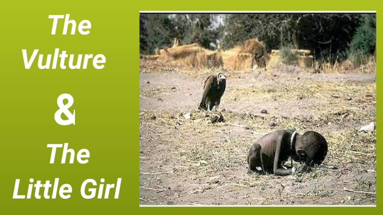 The vulture and the little girl - YouTube