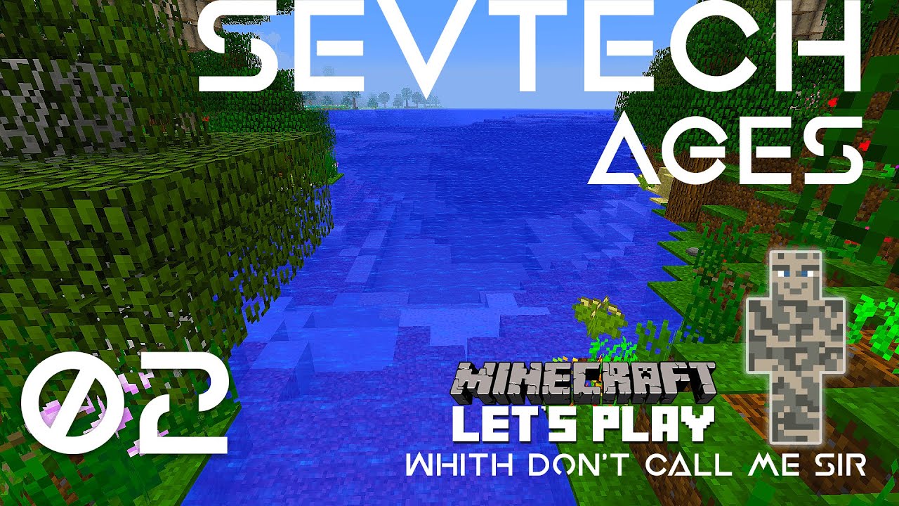 A New cave | Modded Minecraft Sevtech Ages | Chiron Episode 0002 Single ...