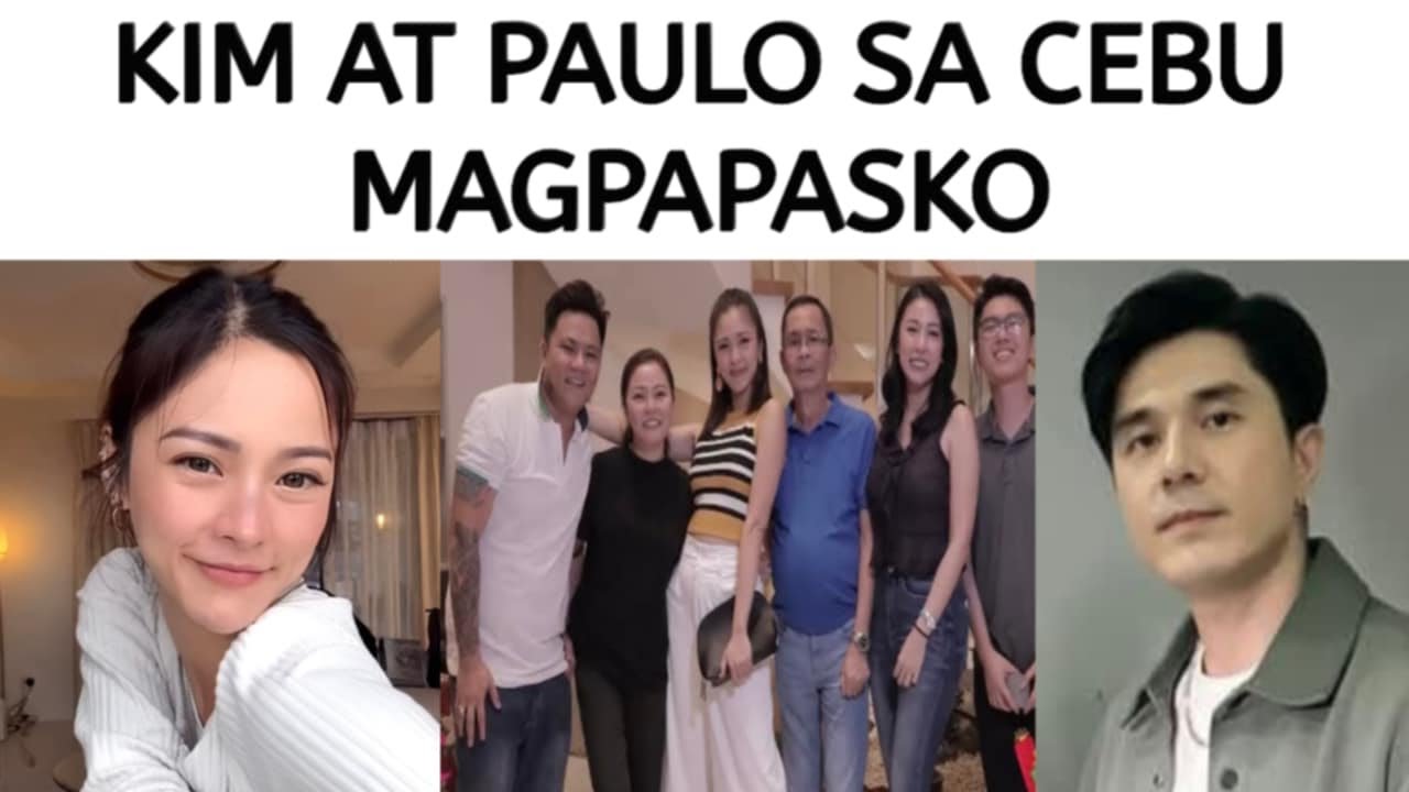 KIM AT PAULO SA CEBU MAGPAPASKO - YouTube