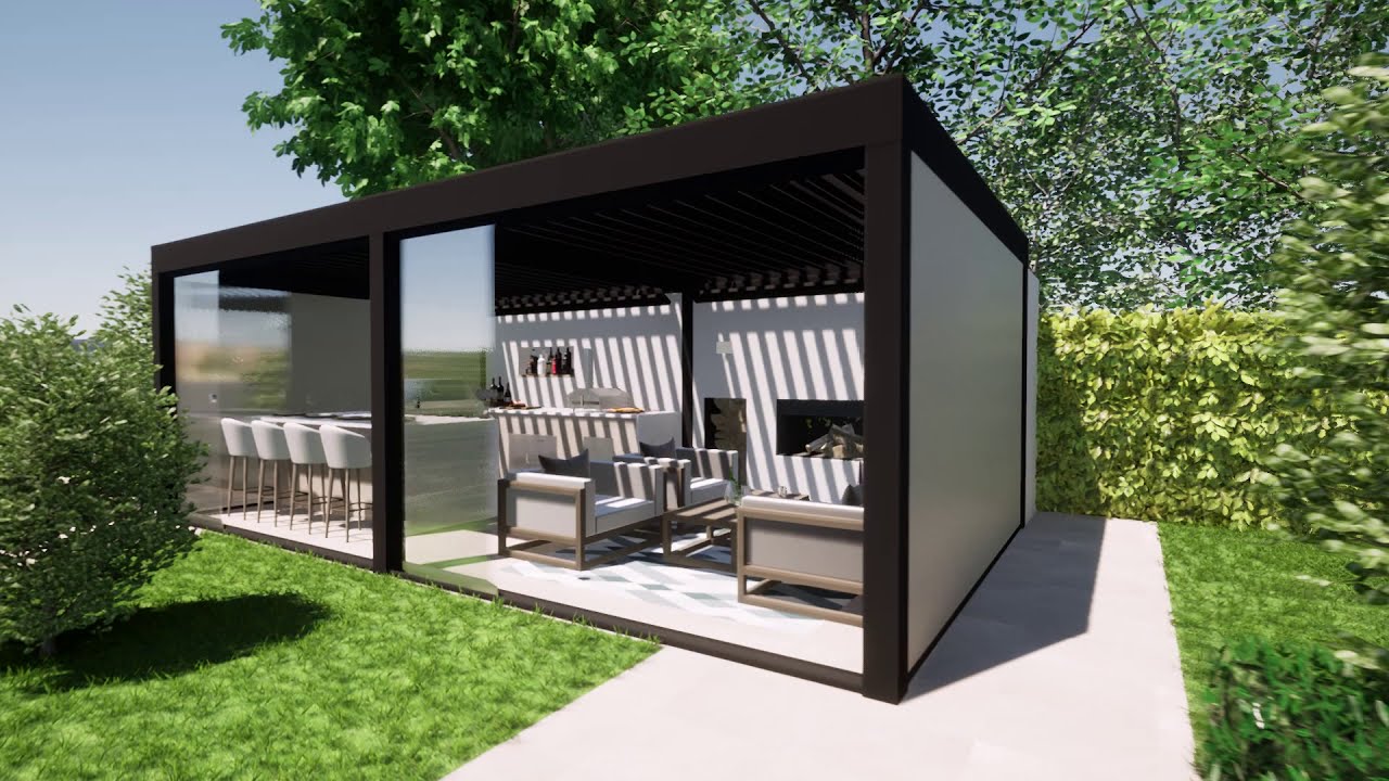 Parker Design - Renson & Outdoor Kitchen - YouTube