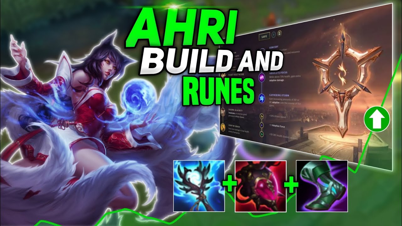 Ahri Best Build And Runes for Instant Burst Damage! League of legends ...