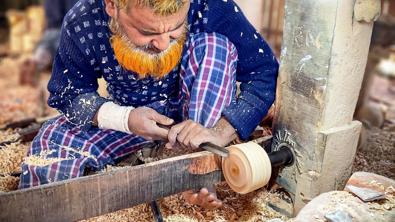 How Wooden Toys and Showpieces Are Made by Hand - YouTube