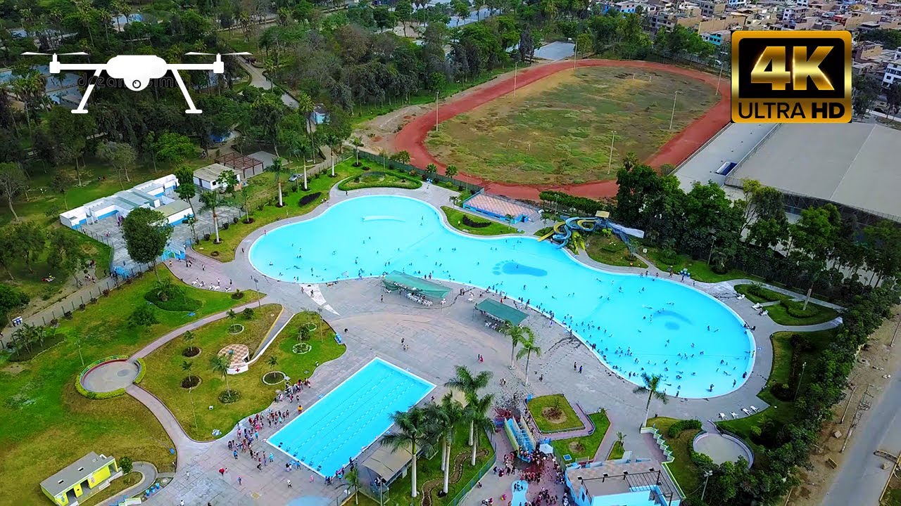 Parque Sinchi Roca, Comas. Vistas aéreas. Drone 4K, Lima Perú - YouTube
