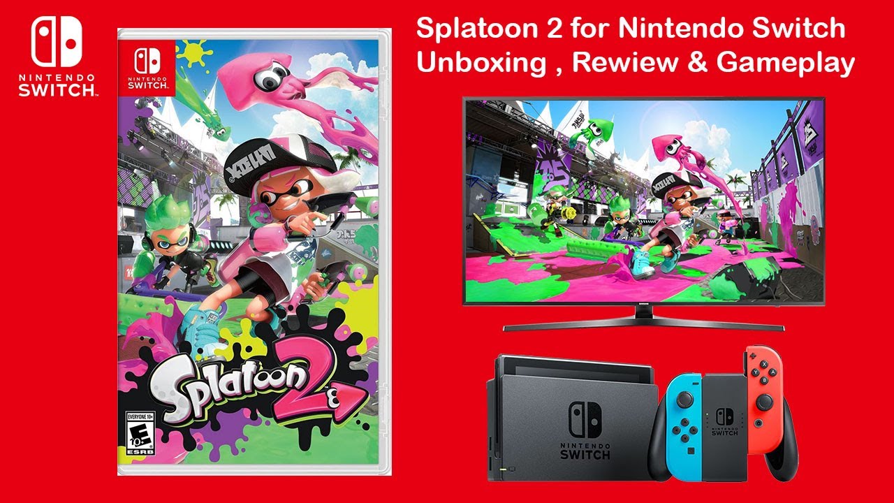 Splatoon 2 for Nintendo Switch Unboxing , Review and Gameplay - YouTube