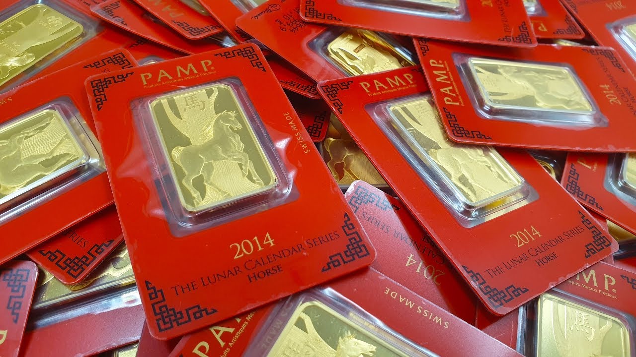 PAMP Suisse 2014 Lunar Horse 1oz Gold Bar | Product Highlight - YouTube
