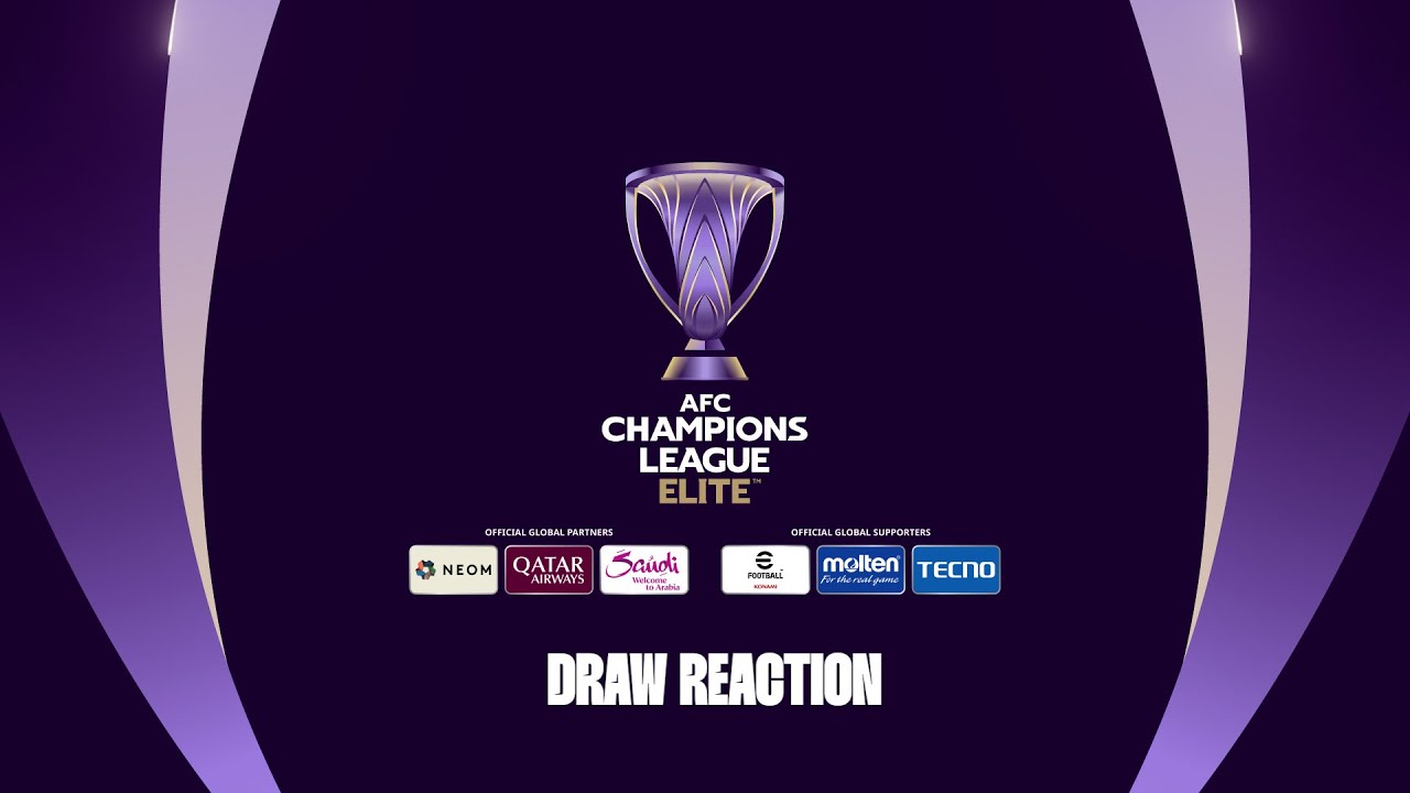 AFC Champions League Elite™ 2024/25 League Stage Draw | Reaction - YouTube