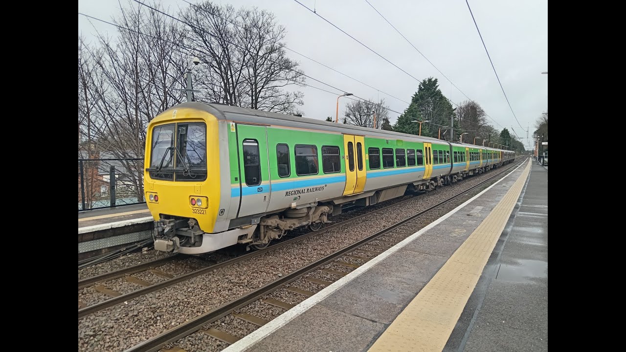 A pair of Class 323's Glory days 323 323 221 and 323 206 Barnt Green at ...
