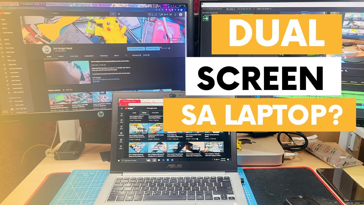 Paano Mag Dual Screen sa Laptop? (Multiple Display) - YouTube