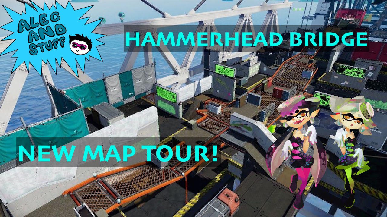 Splatoon - HAMMERHEAD BRIDGE NEW MAP TOUR [1080p60fps] - YouTube