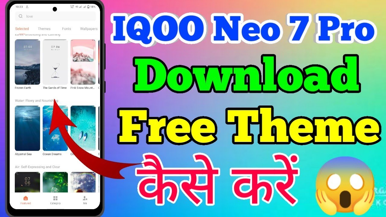 Iqoo Neo 7 Pro 5g Free Theme Change Setting Kaise Kare // How To Change ...