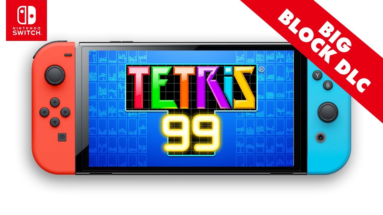 Tetris 99 Big Block DLC (CPU Battle) on Nintendo Switch OLED (Handheld ...