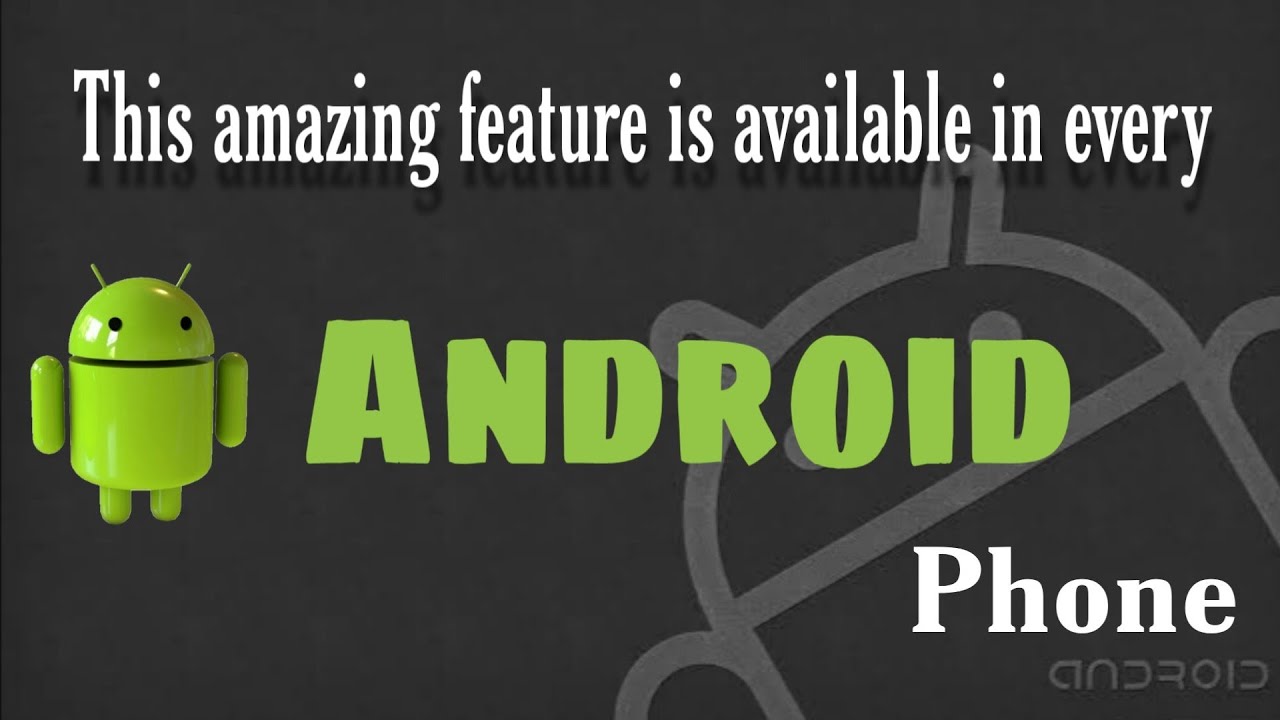 Amazing android feature in every phone । any product detail only one ...