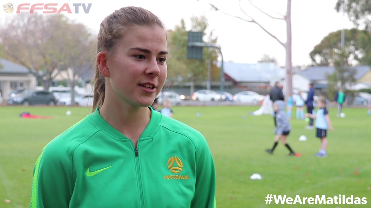 Young Matilda Emily Hodgson visits Walford School ALDI MiniRoos - YouTube