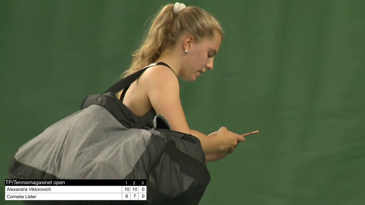 Alexandra Viktorovitch - Cornelia Lister, TP/Tennismagasinet Open ...