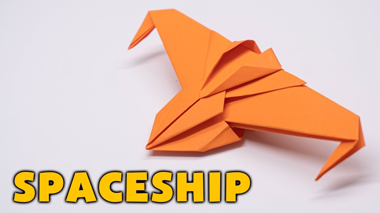 Easy Origami SPACESHIP || DIY paper StarWar Spaceship - YouTube